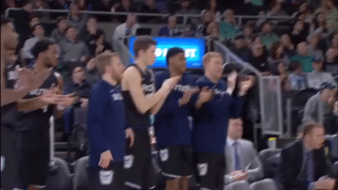 Basketball college clapping GIF on GIFER - by Garan