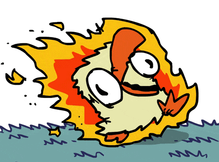 Running on fire scared GIF on GIFER - by Diremaster