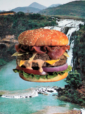 GIF bread bacon hamburger - animated GIF on GIFER - by Molv
