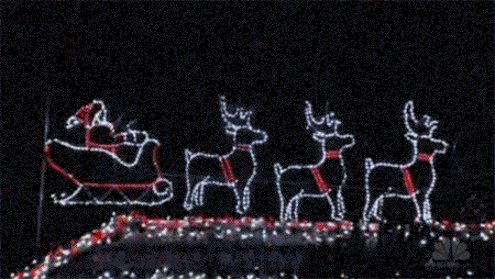 Santa lights christmas GIF on GIFER - by Burdred