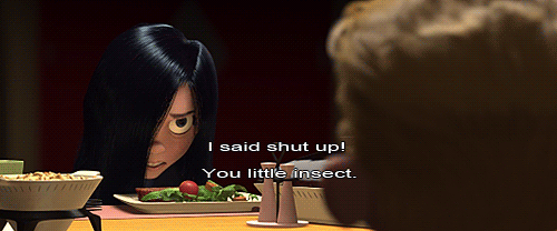 Girl shut up GIF on GIFER - by Anaralace