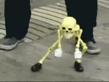 Skeleton spooky spoopy GIF on GIFER - by Hundis