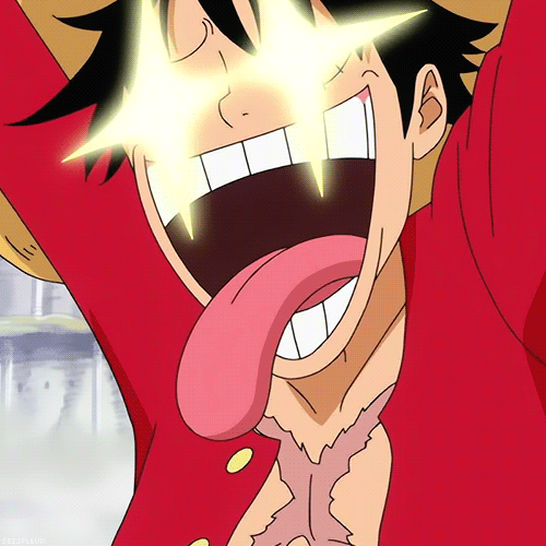GIF monkey d luffy reaction opgraphics - animated GIF on GIFER - by Tenrad