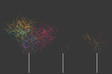 GIF trees color fractal - animated GIF on GIFER - by Zolosho