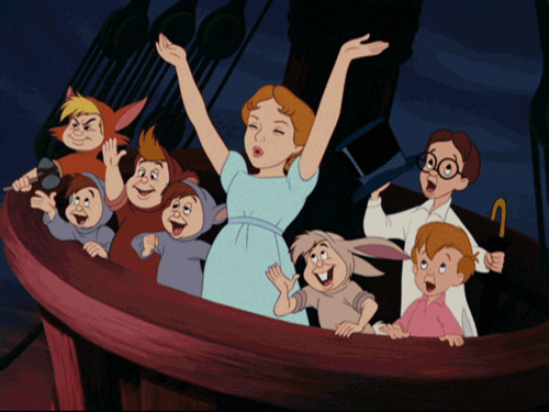 Peter pan disney family GIF on GIFER - by Miralar