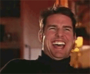 GIF weird laughing tom cruise - animated GIF on GIFER - by Morlunn