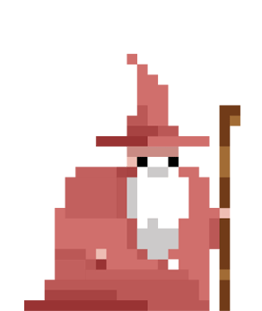 GIF wizard 8bit pixel - animated GIF on GIFER - by Gaswyn