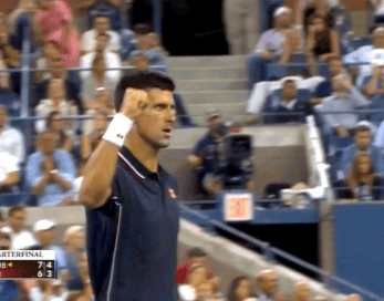 GIF tennis novak djokovic us open - animated GIF on GIFER - by Dur