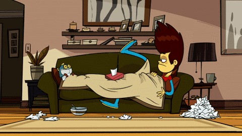 Cat sick cold GIF on GIFER - by Vile