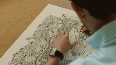 Design graphic hand GIF on GIFER - by Fezius