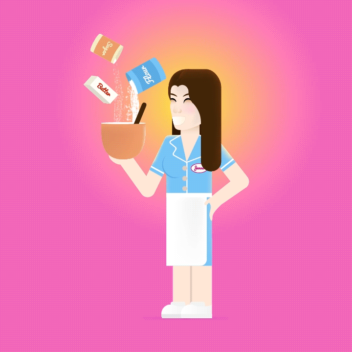 GIF waitress music happy - animated GIF on GIFER - by Daihn