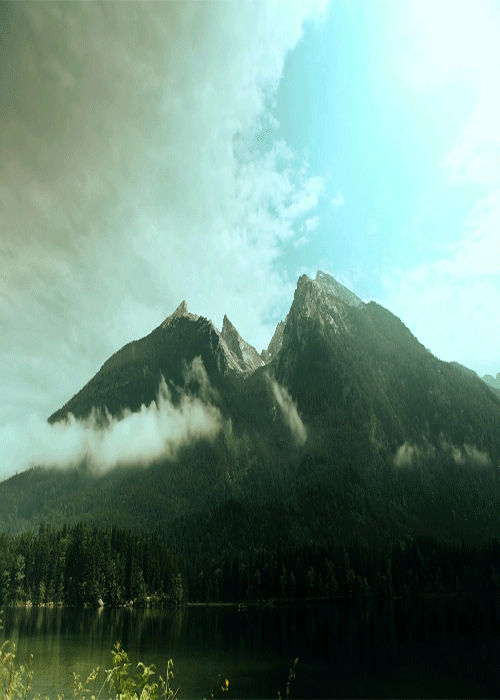 Forest mountains mountain GIF on GIFER - by Gavinralas