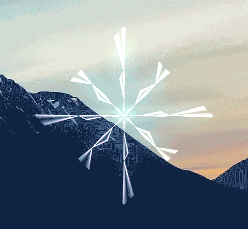 Minimalism geometry mountains GIF on GIFER - by Granihelm