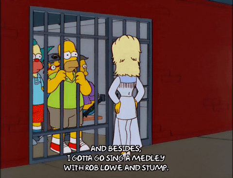 Imprisoned dolly parton homer simpson GIF on GIFER - by Yozshull