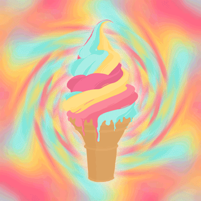 Ice cream loop GIF on GIFER - by Tok