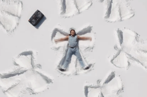 Snow angel winter snow GIF on GIFER - by Akinoktilar