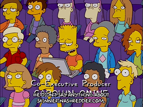 GIF bart simpson happy season 14 - animated GIF on GIFER - by Malolbine