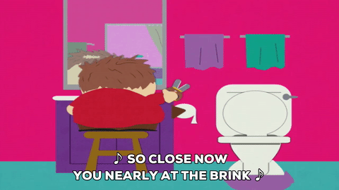 Happy singing bathroom GIF on GIFER - by Kazinos