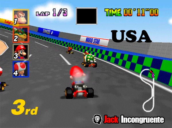 Finish line mario tricks GIF on GIFER - by Tygobar