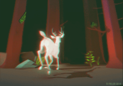 GIF deer forest run - animated GIF on GIFER - by Dawnwind