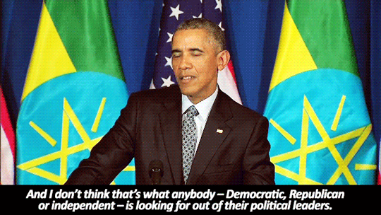 Barack obama mike huckabee GIF em GIFER - de Agama