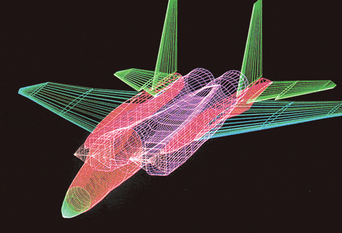 Airplane plane wireframe GIF on GIFER - by Mikarn