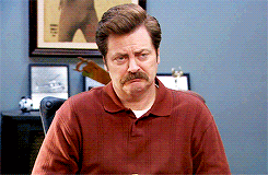 Ron Swanson Gun Gif