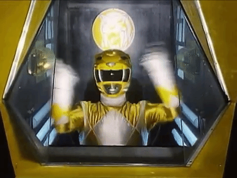 Power rangers yellow ranger mighty morphin power rangers GIF on GIFER ...