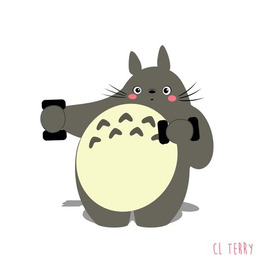 Totoro GIF en GIFER - de Felhardin