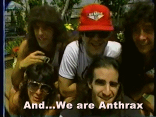Гифка anthrax 90е рок гиф картинка, скачать анимированный gif на GIFER ...