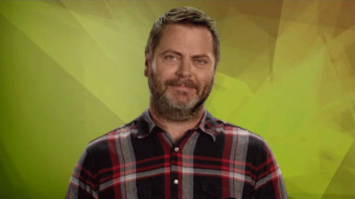 Nick Offerman Beard Gif