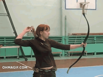 Like a boss archery GIF on GIFER - by Zolojar
