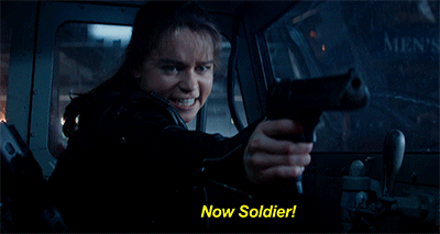 Emilia clarke sarah connor GIF en GIFER - de Kern