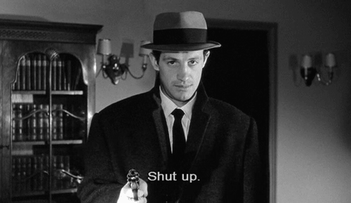 Reactions shut up GIF on GIFER - by Oghmalak