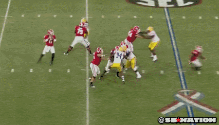 Bulldog Football Mascot Gif