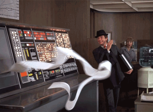 Computer malfunction 70s GIF on GIFER - by Mazragore