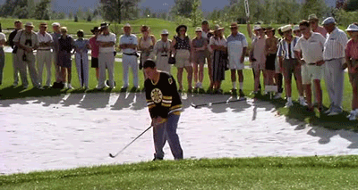 Feliz Gilmore Caddy Gif Unbelievable Golf Shot Lands In Spectator’s