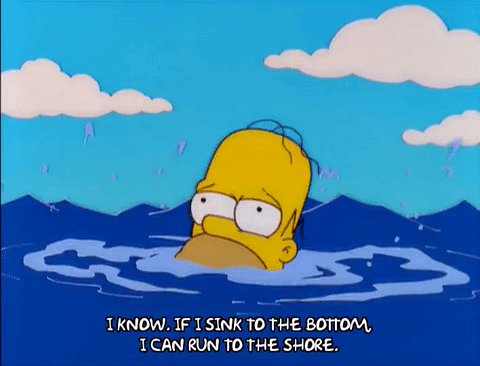 GIF swimming homer simpson season 11 - animated GIF on GIFER - by ...