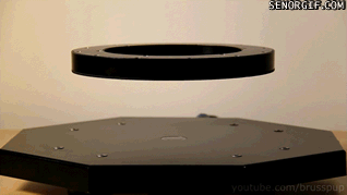 Magnetic levitation with GIF on GIFER - by Garana