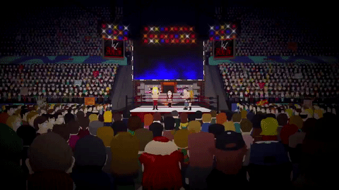 GIF crowd fans boxing - animated GIF on GIFER - by Faut
