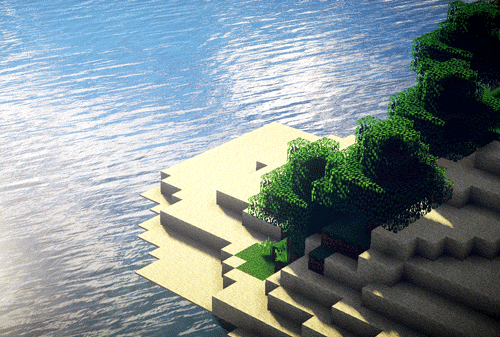 GIF beach minecraft shader - animated GIF on GIFER - by Anarafym