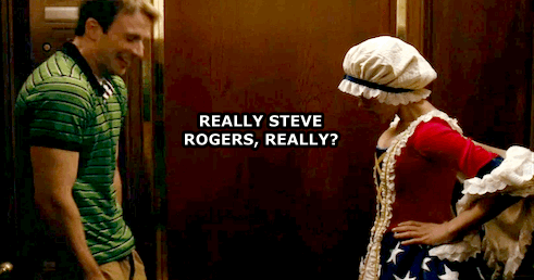 Romanogers steve rogers scarlett johansson GIF on GIFER - by Balladontrius