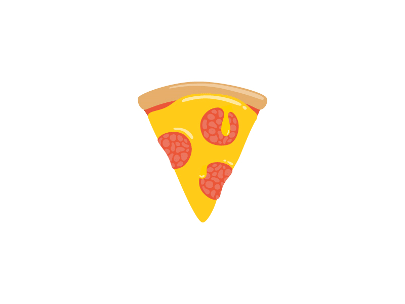 Pizza food illustration GIF on GIFER - by Vijas