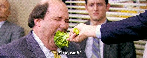 Broccoli bacon killing GIF on GIFER - by Taugore