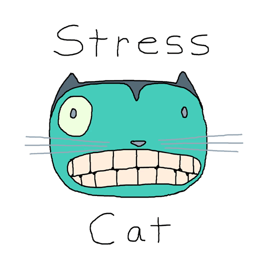 GIF animation cat stress - animated GIF on GIFER - by Fenrinos
