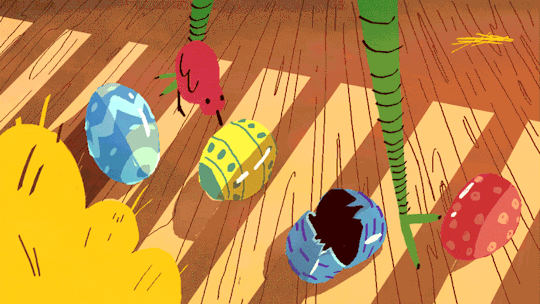 Easter eggs animation family GIF on GIFER - by Blackrunner