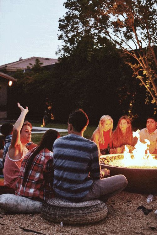 Bonfire good vibes summer GIF on GIFER - by Aurizar