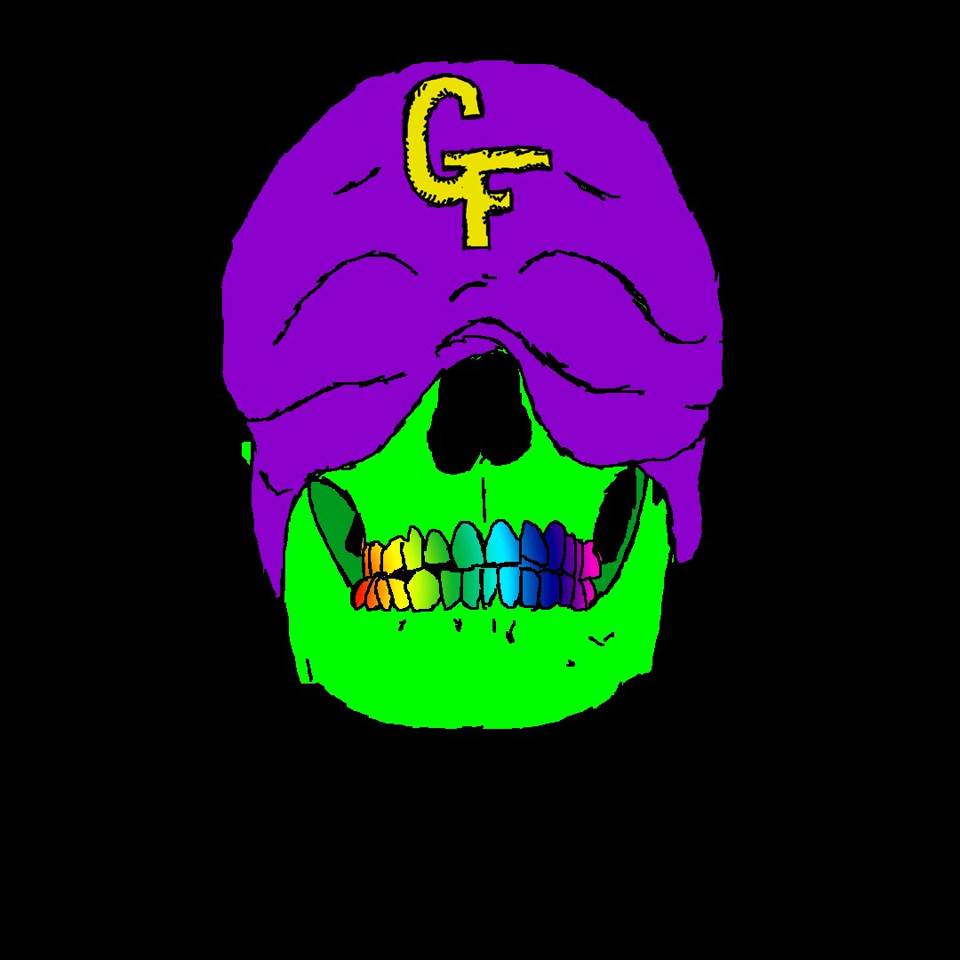 GIF skulldrip loop trippy - animated GIF on GIFER - by Coizel