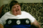 Fat kid reactions happy food GIF on GIFER - by Umnaya