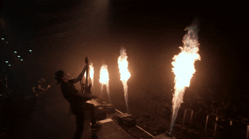 Mosh pyrotechnics epitaph records GIF on GIFER - by Burilak